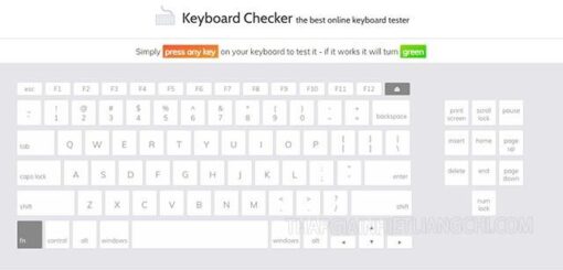 Test keyboard laptop - cách test bàn phím online đơn giản nhất